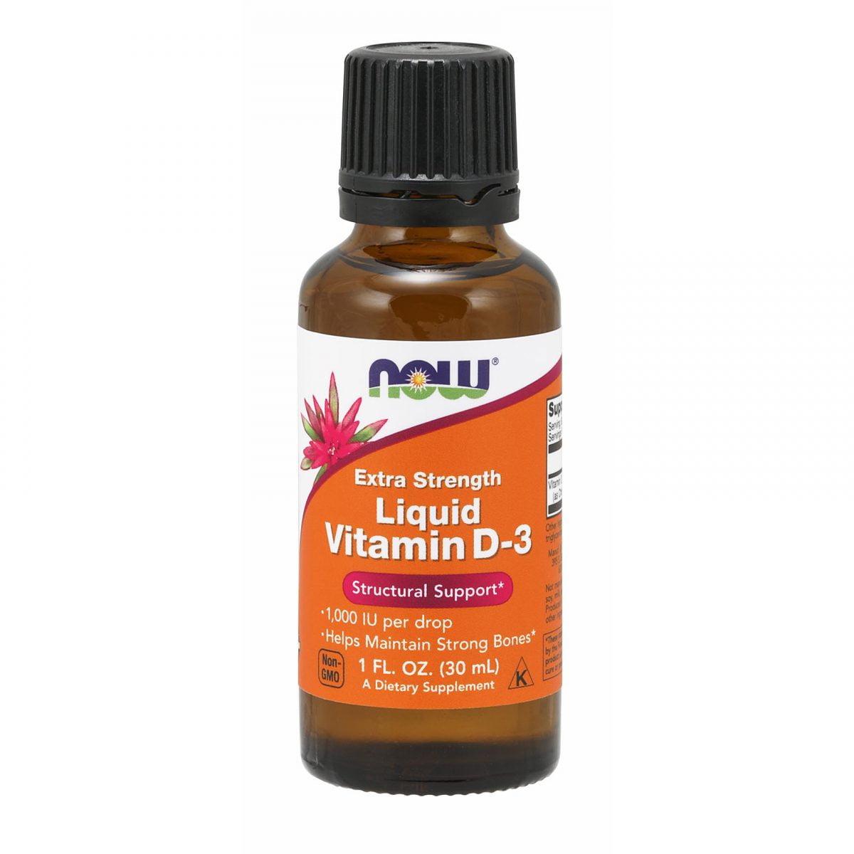 EX STR LIQUID VIT D-3 1,000 IU/DROP 1 FL OZ – Mother's Cupboard Nutrition