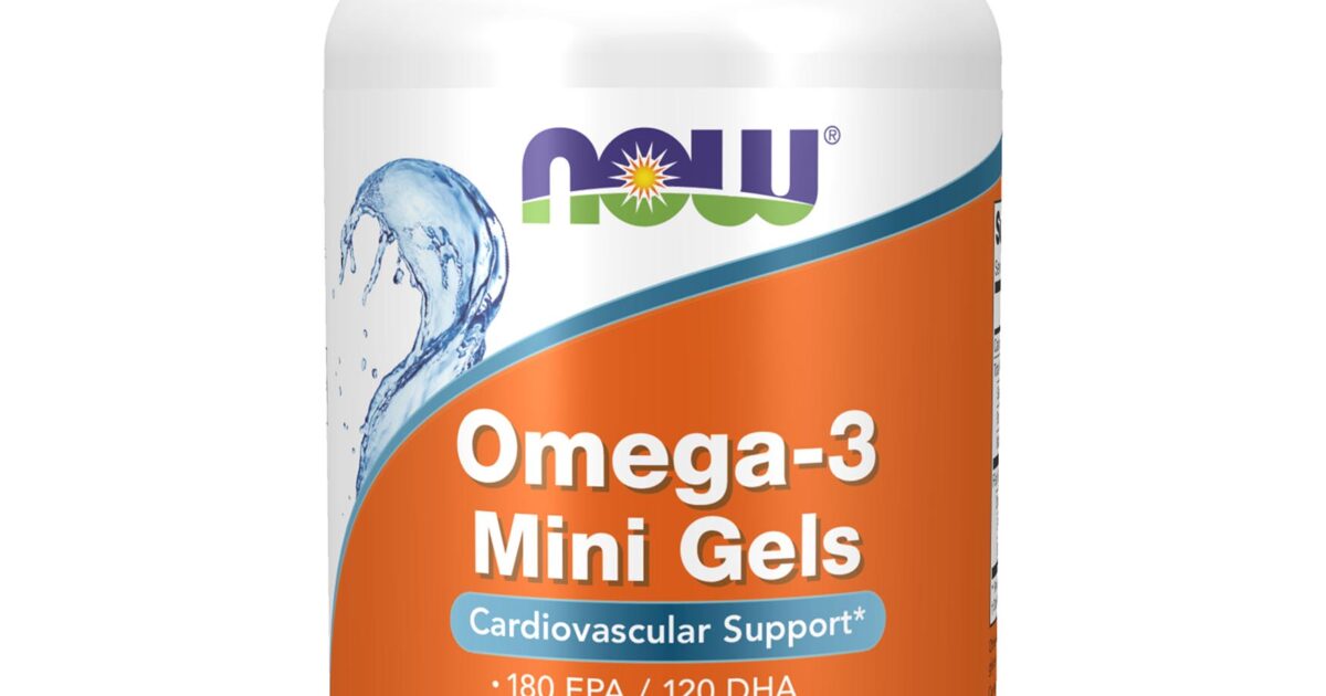 OMEGA-3 MINI GELS 500 MG 180 SGELS – Mother's Cupboard Nutrition