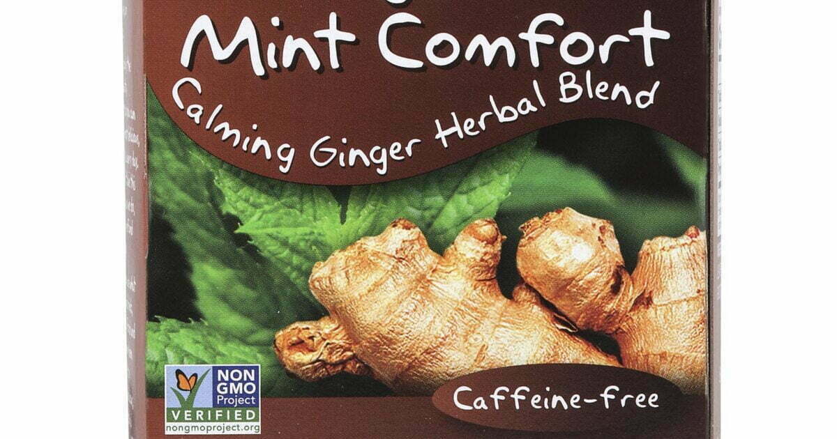 GINGER MINT COMFORT TEA BAGS 24 BAGS – Mother's Cupboard Nutrition